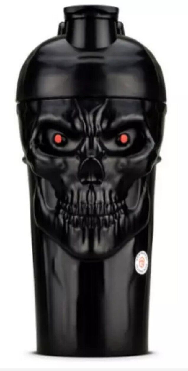 JNX Sports The Curse Skull Protein Shaker Bottle 700ml | BPA Free | 8 ...