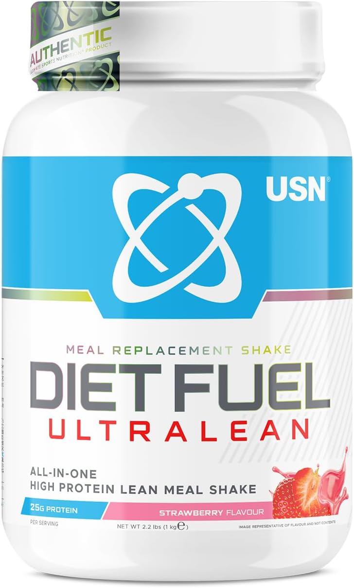 USN Diet Fuel UltraLean 1kg Meal Replacement | 25g Protein | Low-GI ...