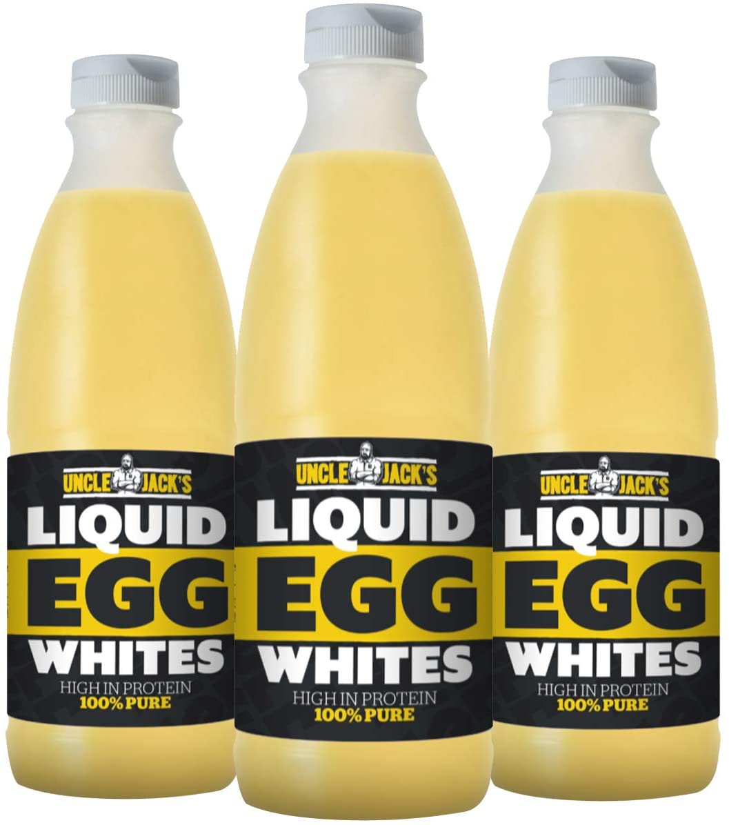 Uncle Jack's Free Range Liquid Egg White 500ml/970ml – Ultimate Fitness 4u